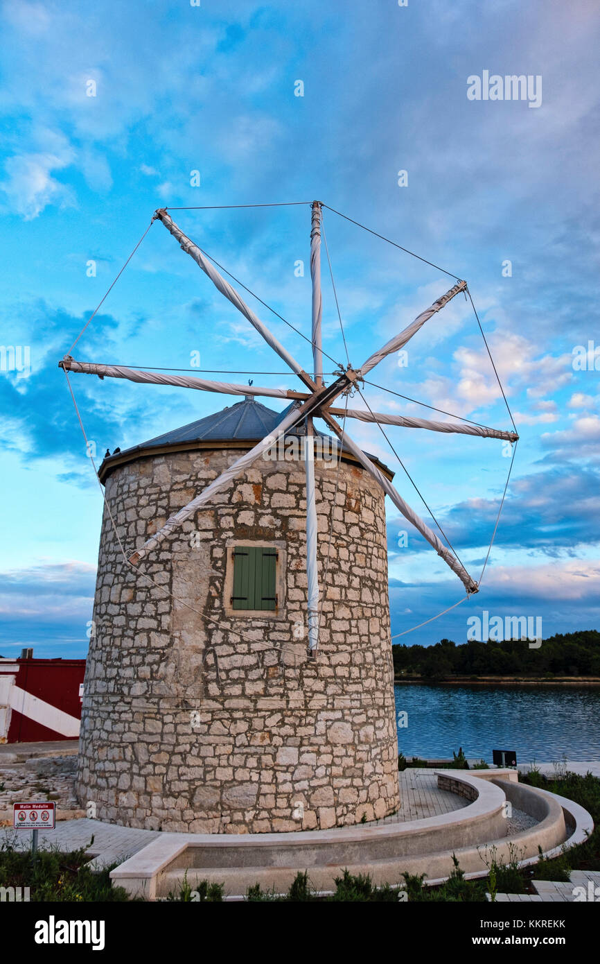 Croatia, Istria, Medulin, The old windmill Stock Photo - Alamy