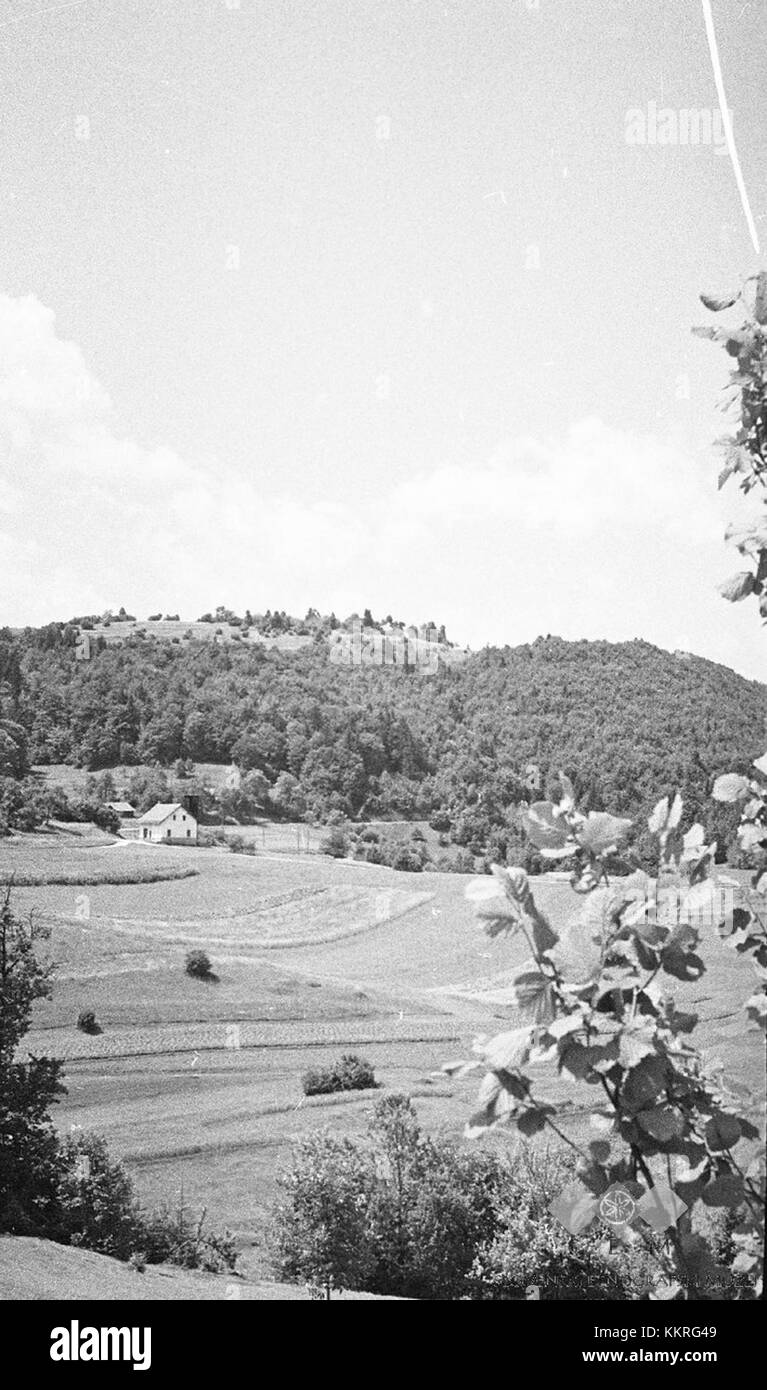 This photograph captures a scenic view of the fields near Malih ...