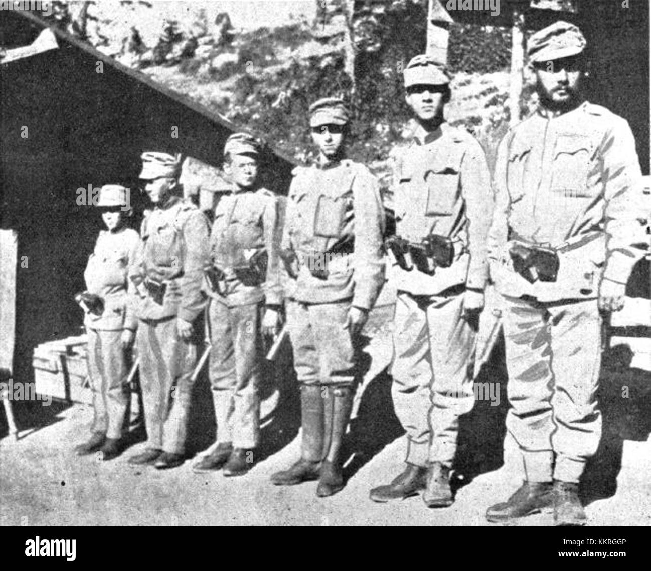 This image commemorates Slovenian soldiers awarded for bravery. It ...