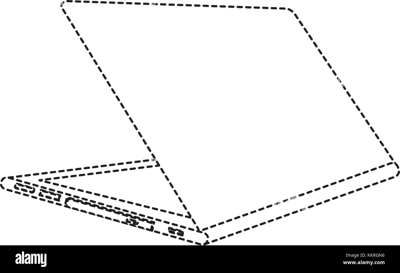 Laptop back view Black and White Stock Photos & Images - Alamy