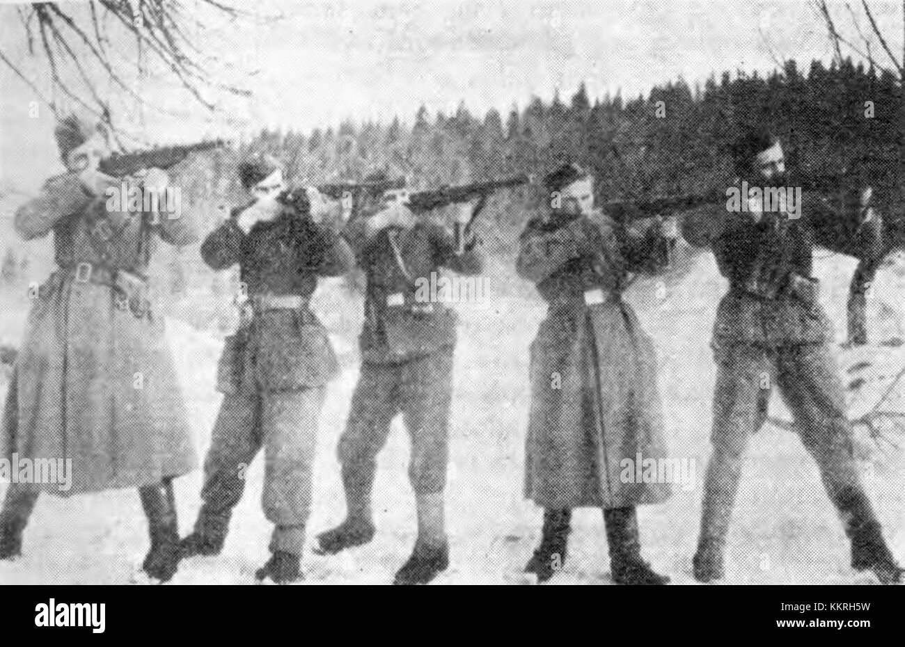 Borci Vojkove brigade Stock Photo - Alamy