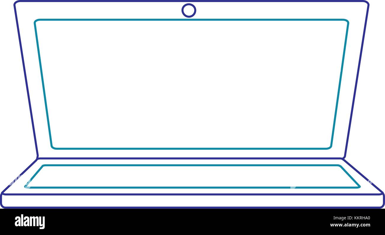 laptop wifi internet device gadget screen Stock Vector Image & Art - Alamy