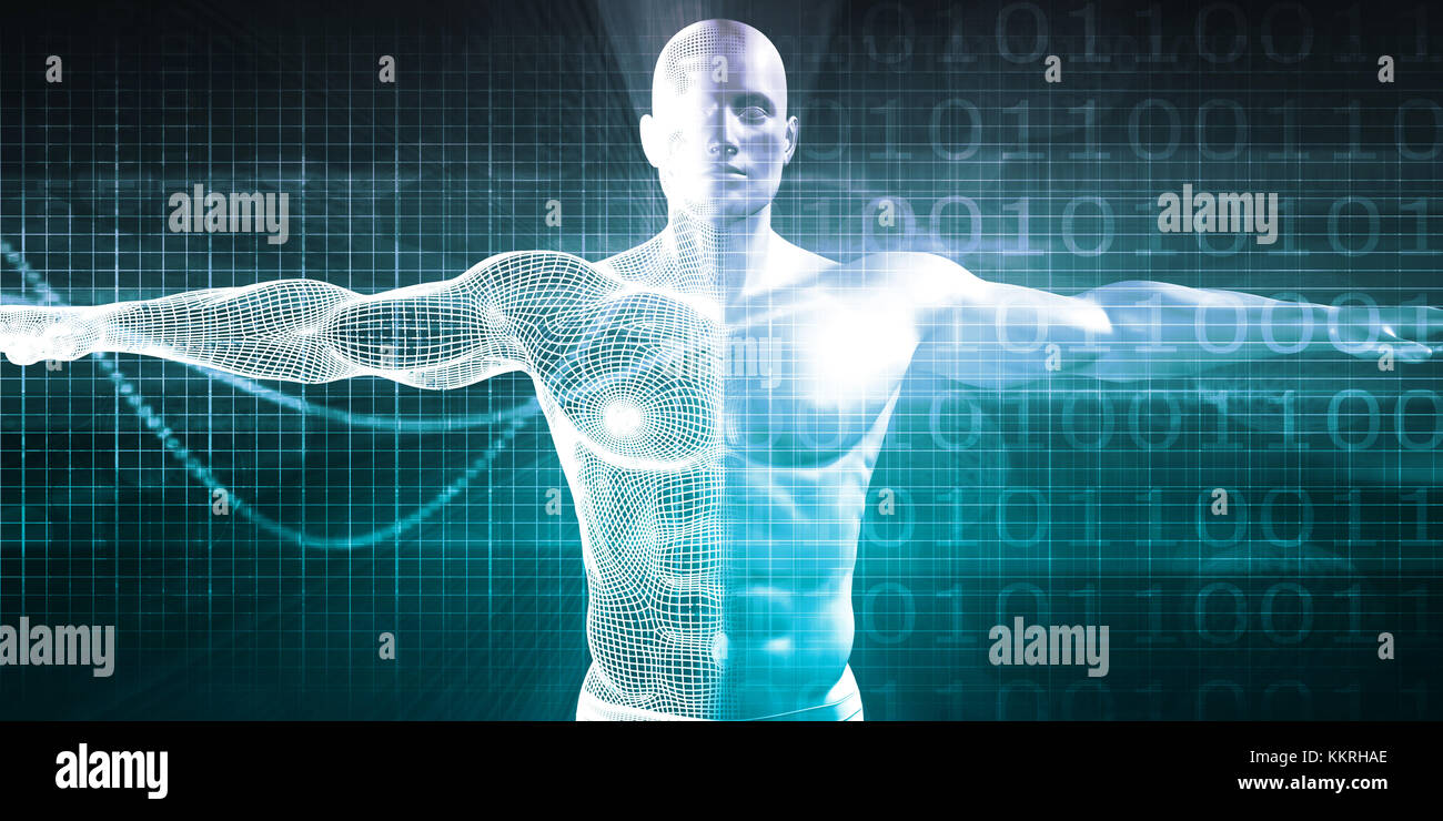 Science Technology Background as a Digital Binary Concept Stock Photo ...