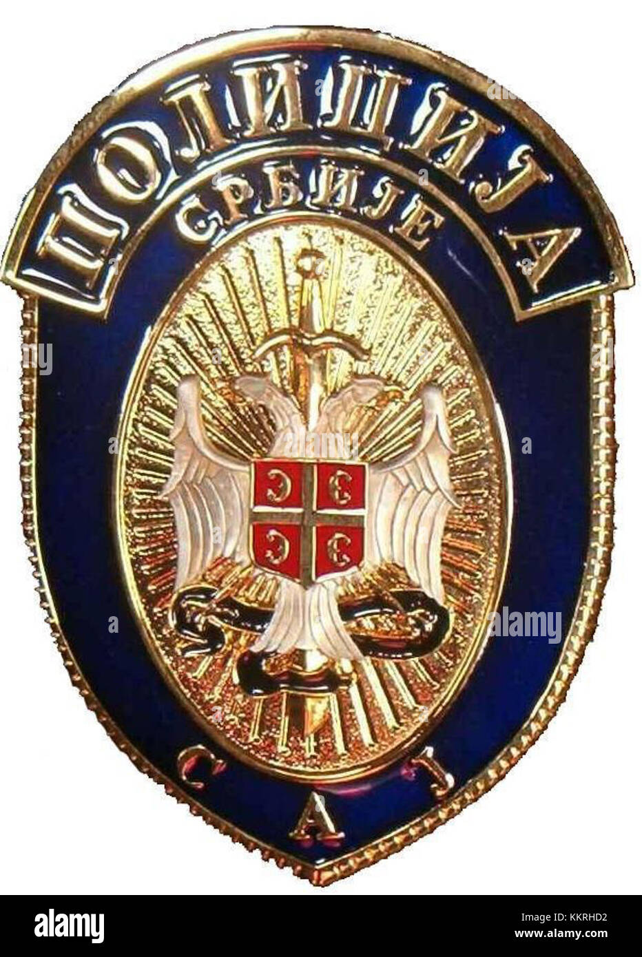 The SAJ badge, worn by members of a specific organization, symbolizes ...