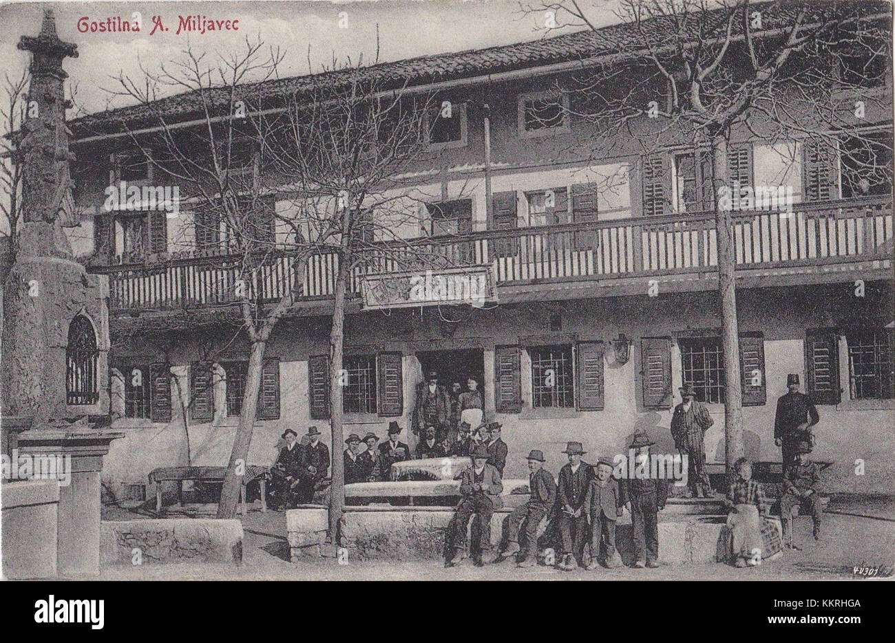Postcard of Deskle 1915 Stock Photo - Alamy