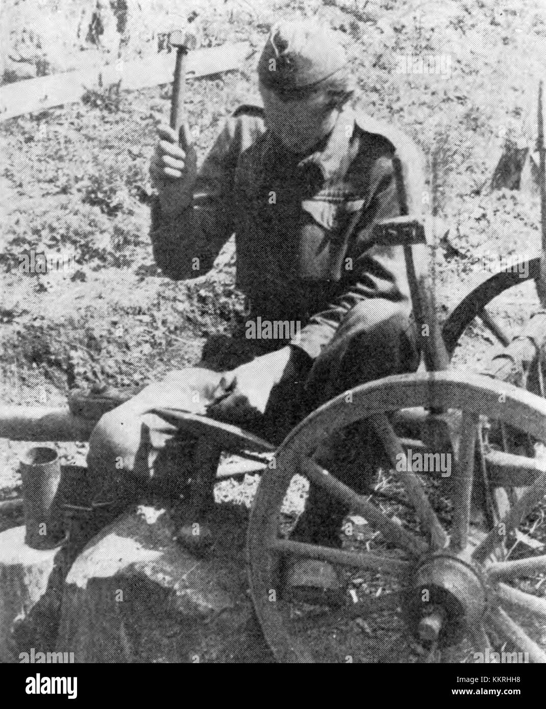 Borec 5th overseas brigade during the forging process is a military ...