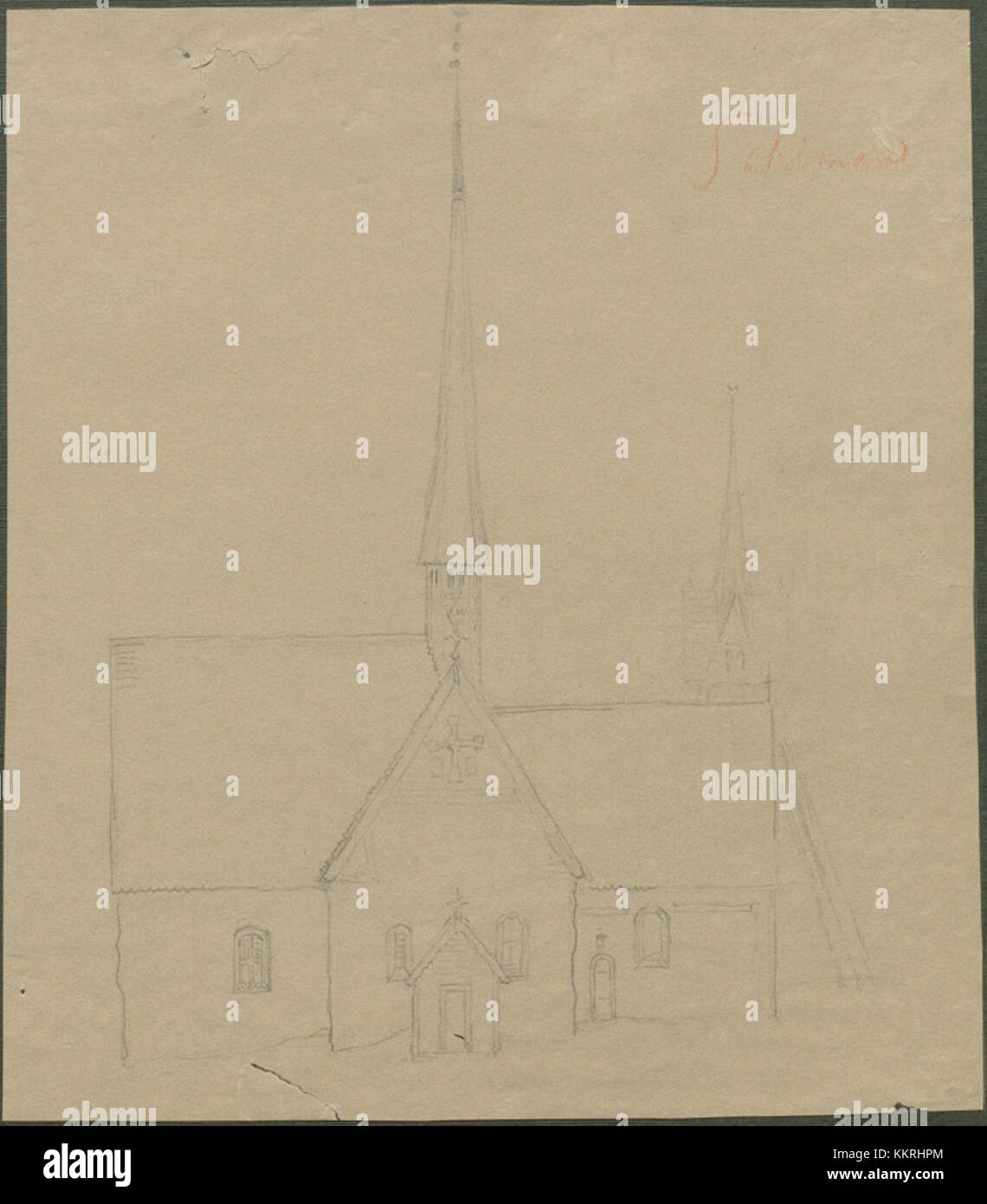 Dalhems Gamla Kyrka, an ancient church located in Sweden, represents ...