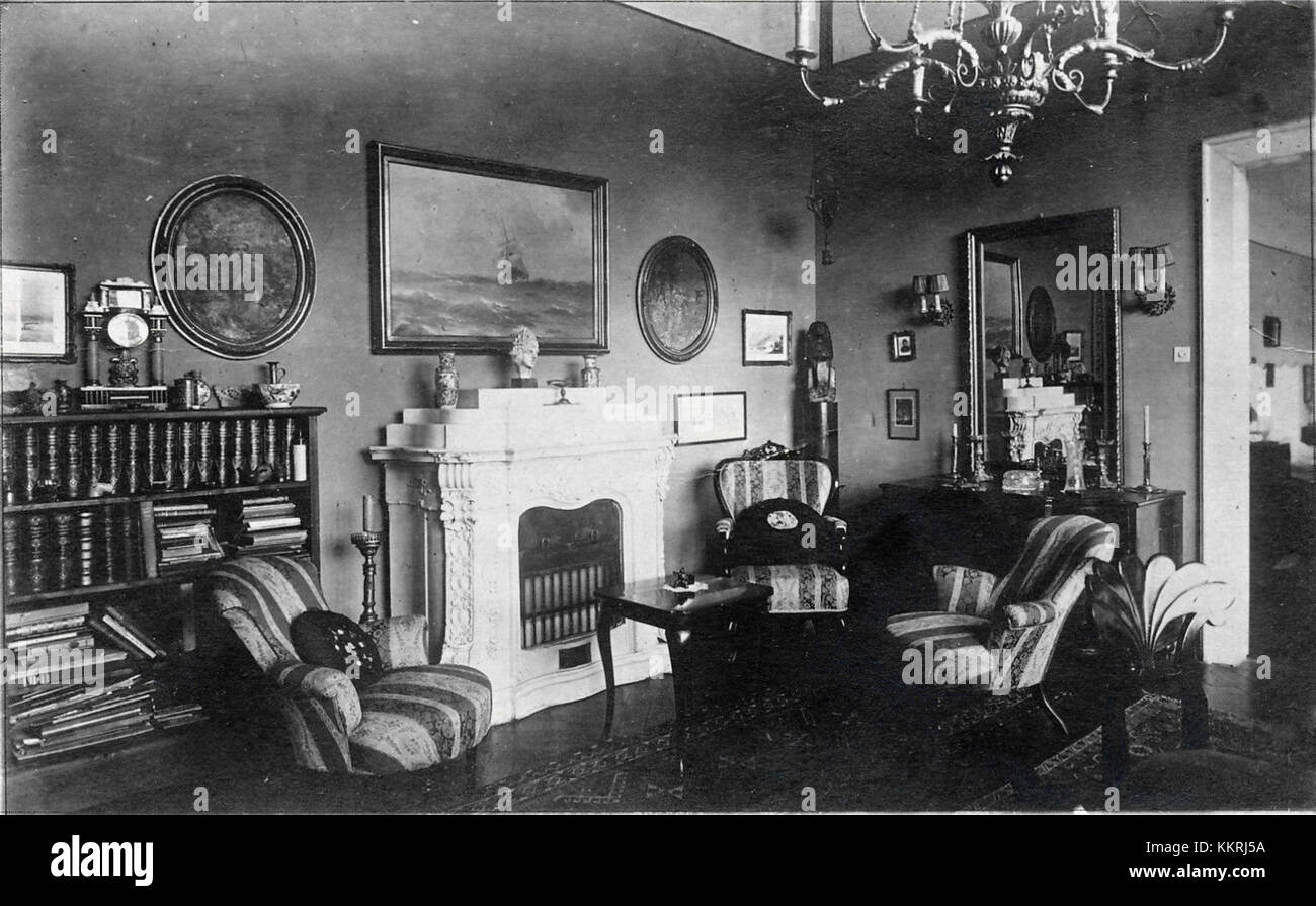 This vintage postcard features Bled Castle, a medieval structure ...