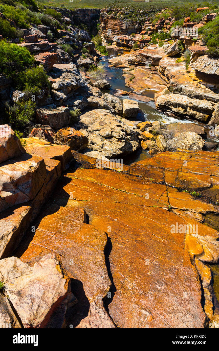 Waterfall, Nieuwoudtville, Namaqualand, Northern Cape province, South ...