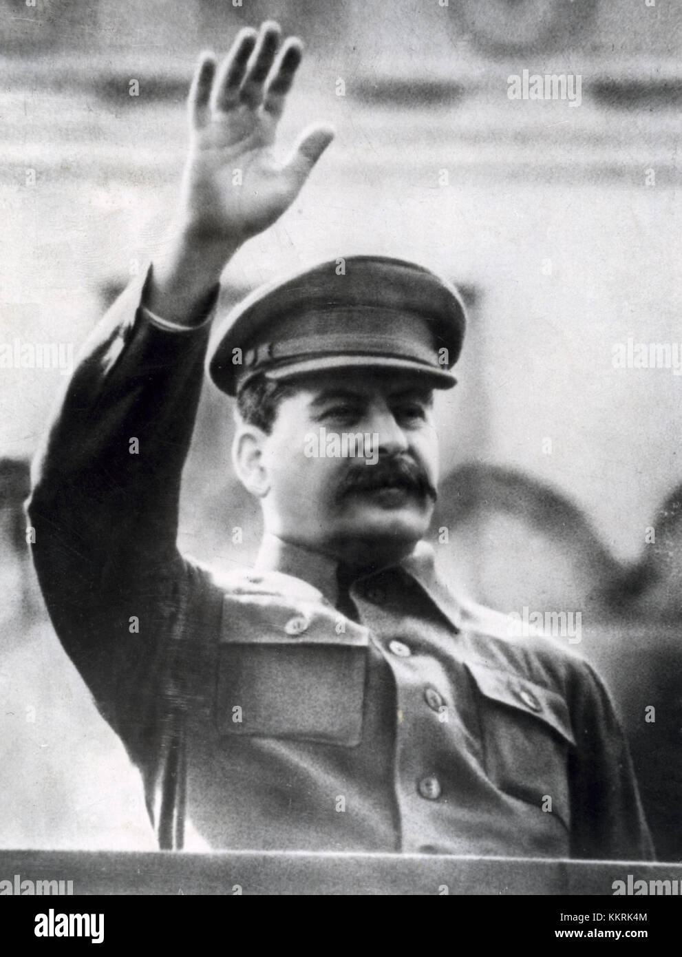 A historical image of Joseph Stalin in July 1941, captured during a ...