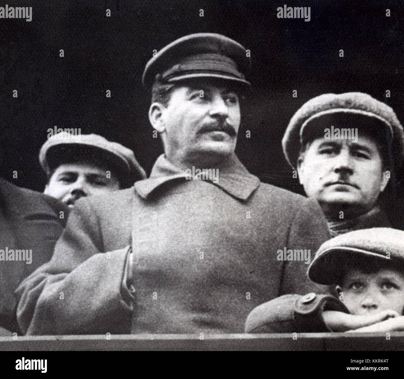 A photograph of Joseph Stalin, taken in 1937, showing him during his ...