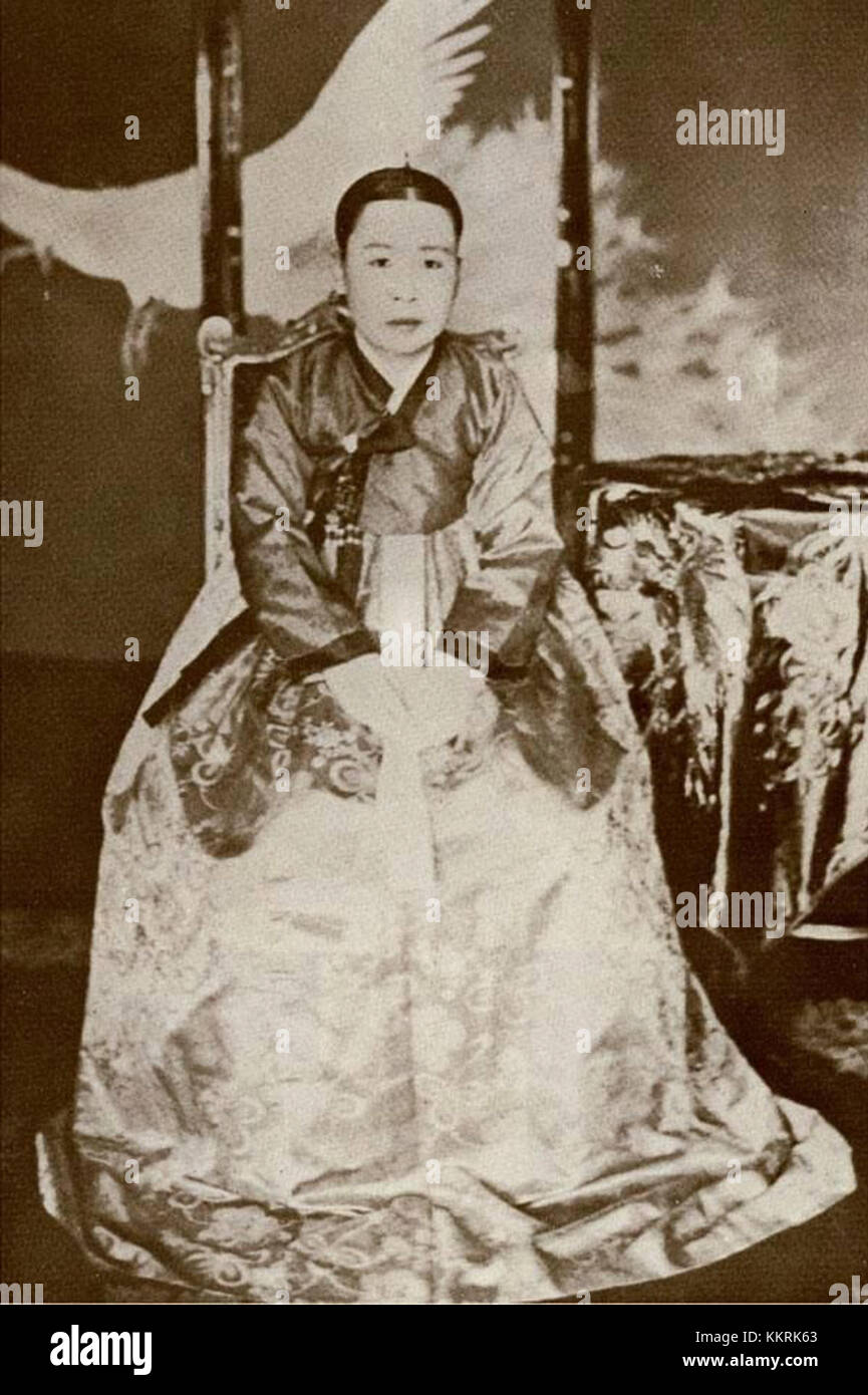 Queen Yun, around 1930, was an influential figure in the Korean royal ...