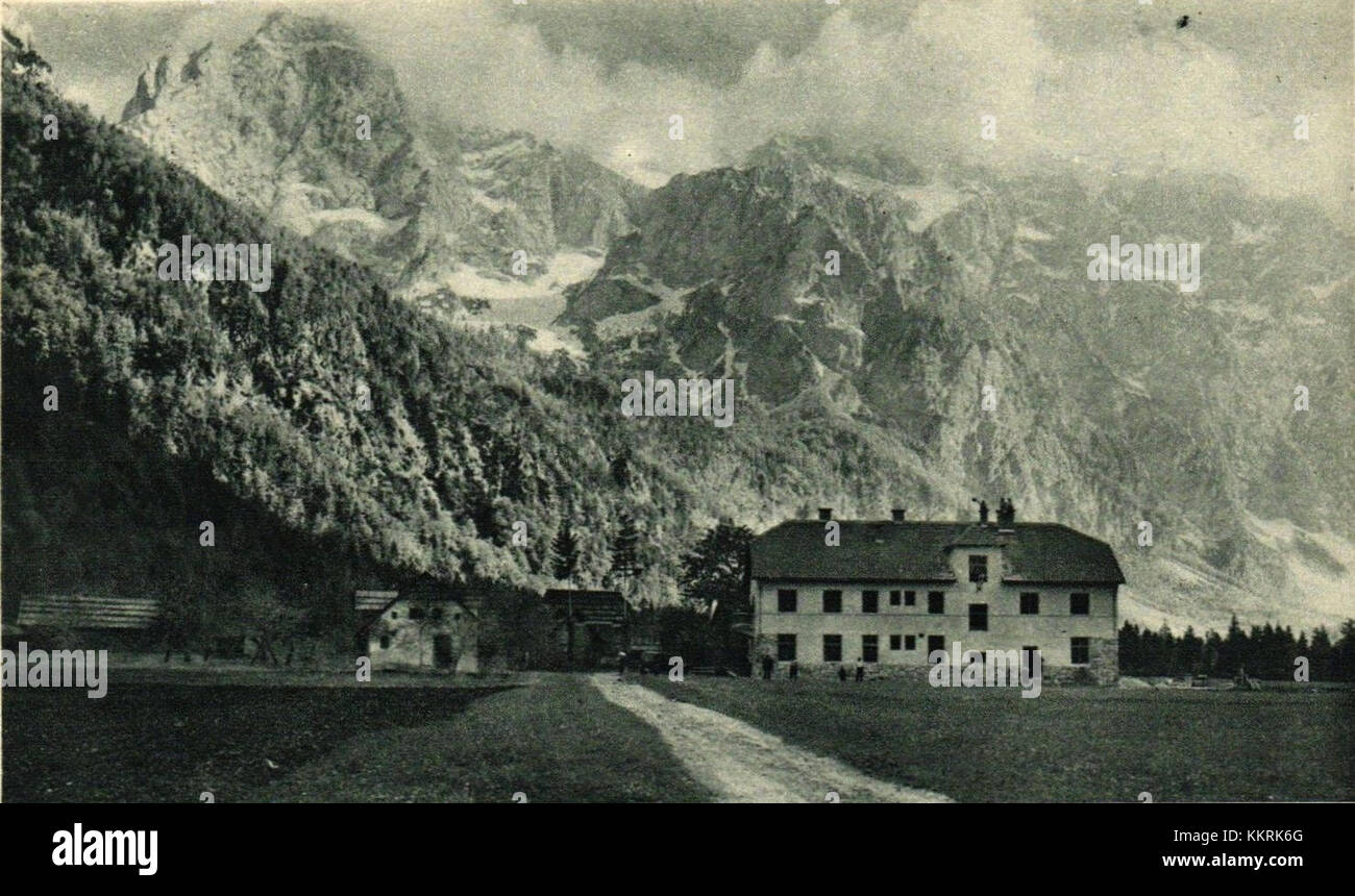 This vintage postcard from 1933 depicts the picturesque Logar Valley in ...