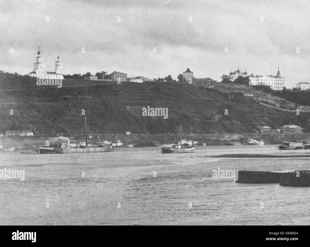 The Volzhsky Escarpment in Nizhny Novgorod, Russia, is a significant ...