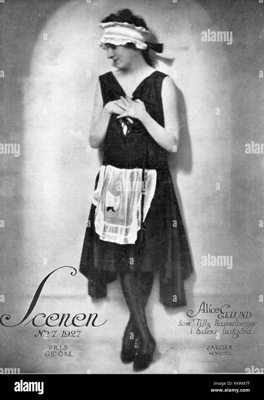 Alice Eklund was a renowned actress known for her roles in the 1920s ...