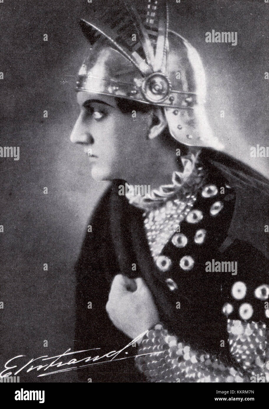 Einar Beyron's 1927 painting 'Scenen' captures a dynamic scene ...