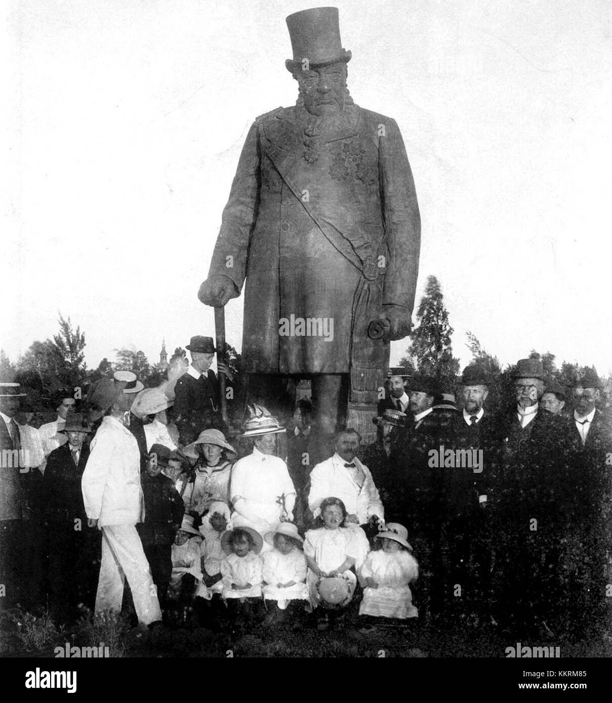 The Kruger statue, erected in 1913, is a monumental sculpture ...