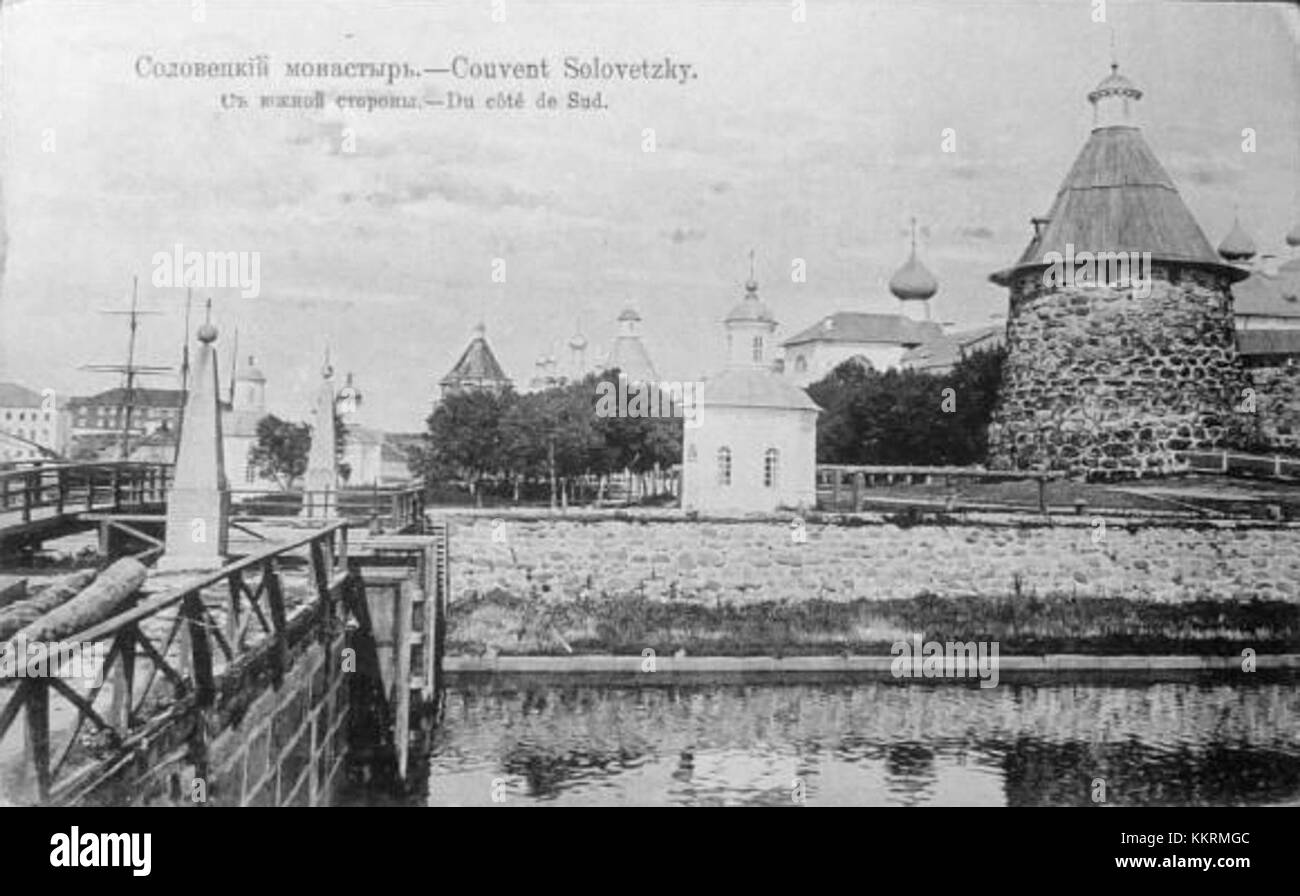 Solovki Postcard 01 Stock Photo - Alamy