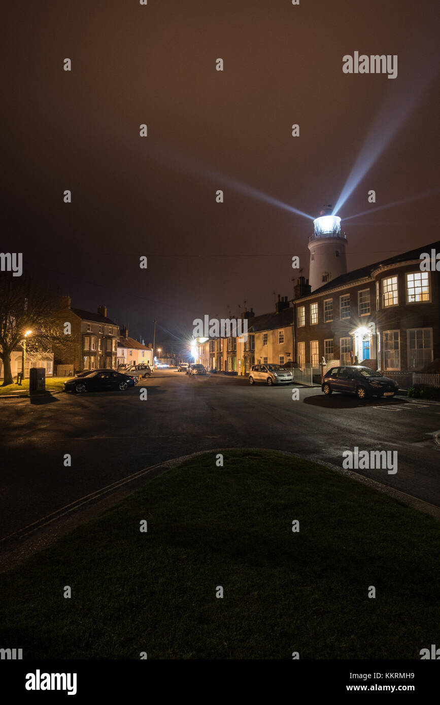 Southwold Lighthouse at night in Suffolk Stock Photo - Alamy