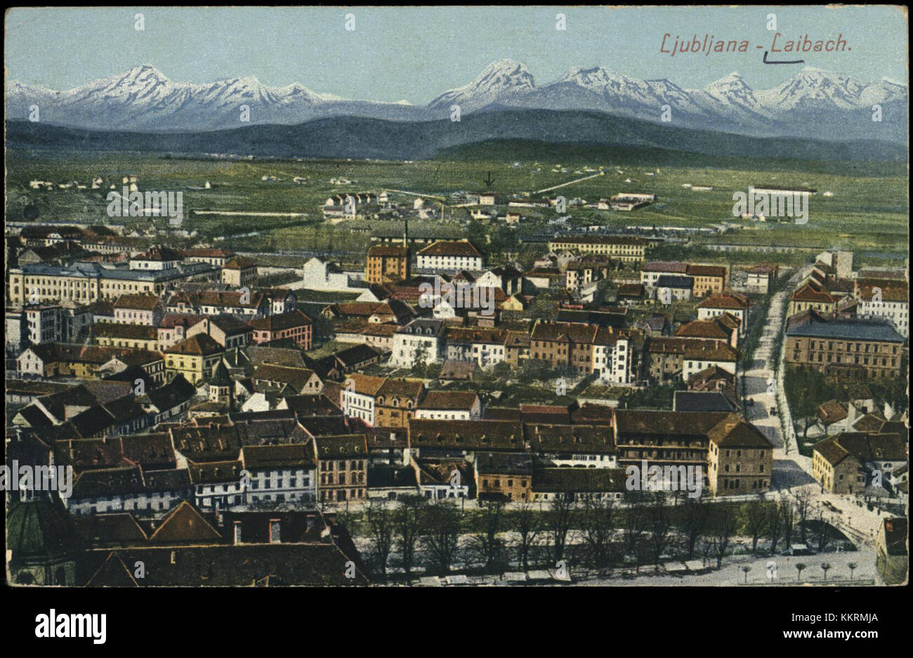 This postcard, dating back to 1916, features a historic view of ...