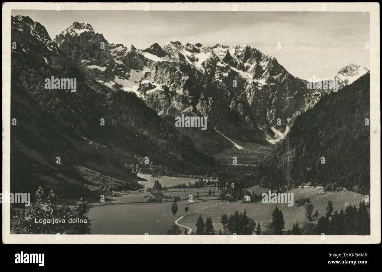 Postcard of Logar Valley (15 Stock Photo - Alamy