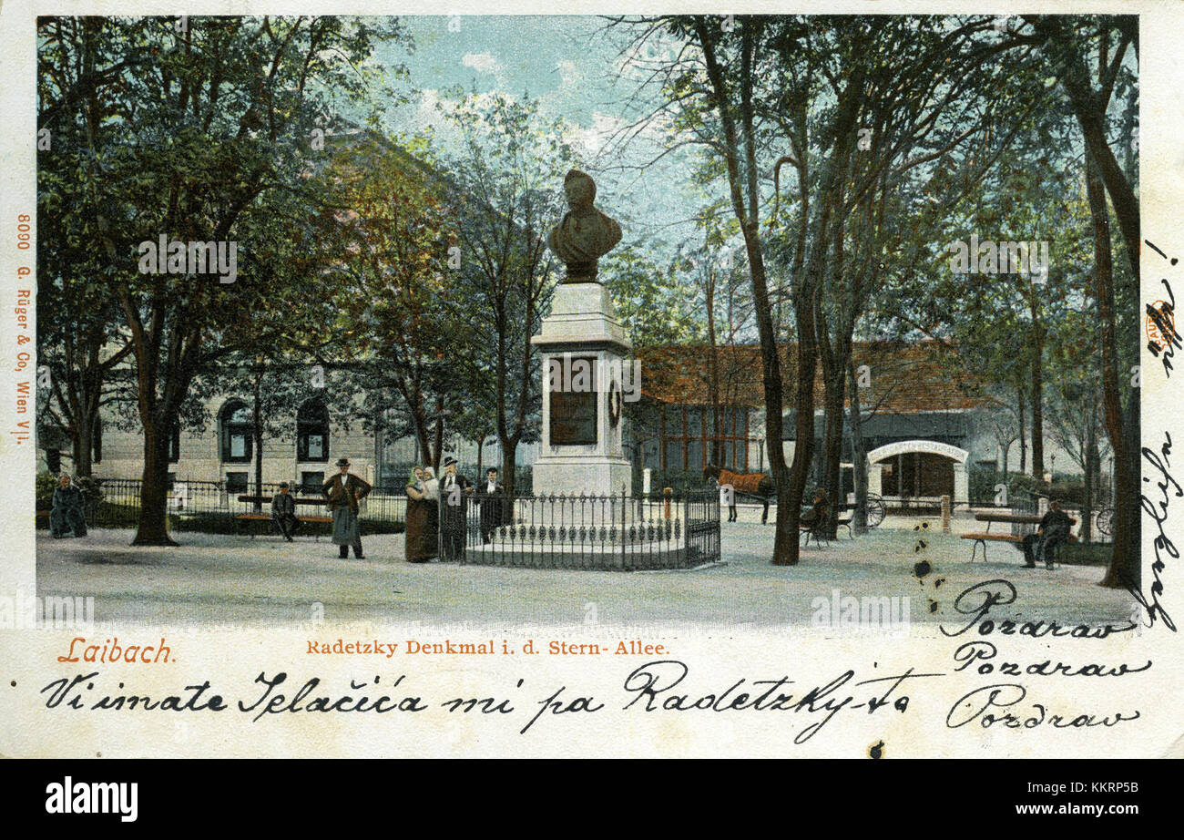 Postcard of Congress Square 1902 Stock Photo - Alamy
