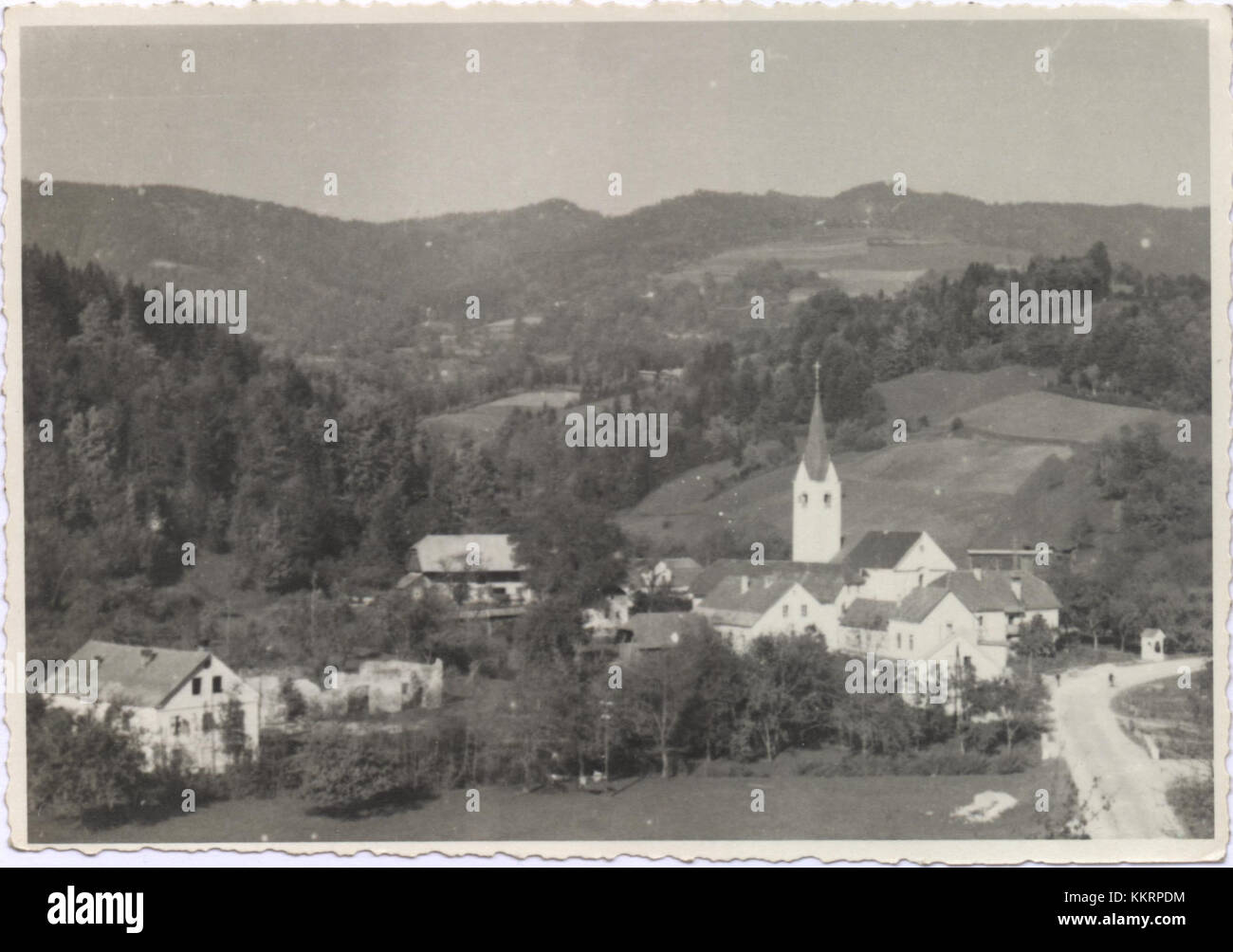 Razglednica Lukovice is a vintage postcard depicting the town of ...