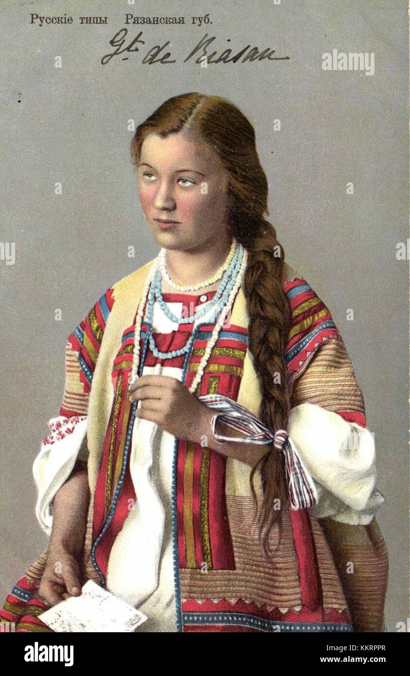 Russian types Ryazan gov. 5 refers to a specific category of Russian ...