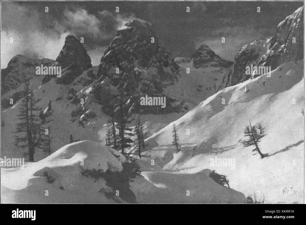 This image shows Gornja Krma, a village in the Krma Valley, in the year ...