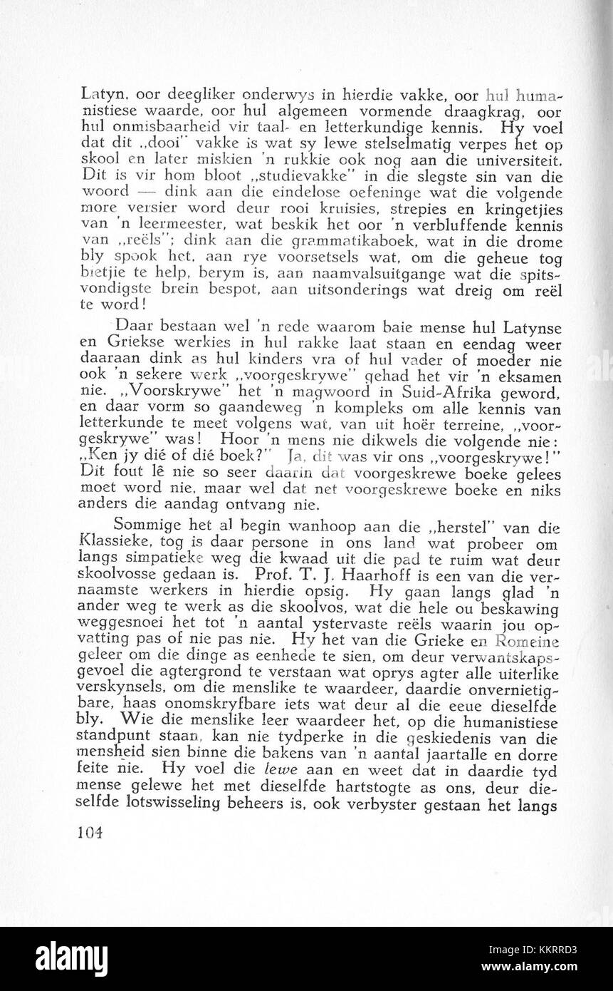 'Die Afrikaanse gedagte' is a work that explores the philosophy of ...