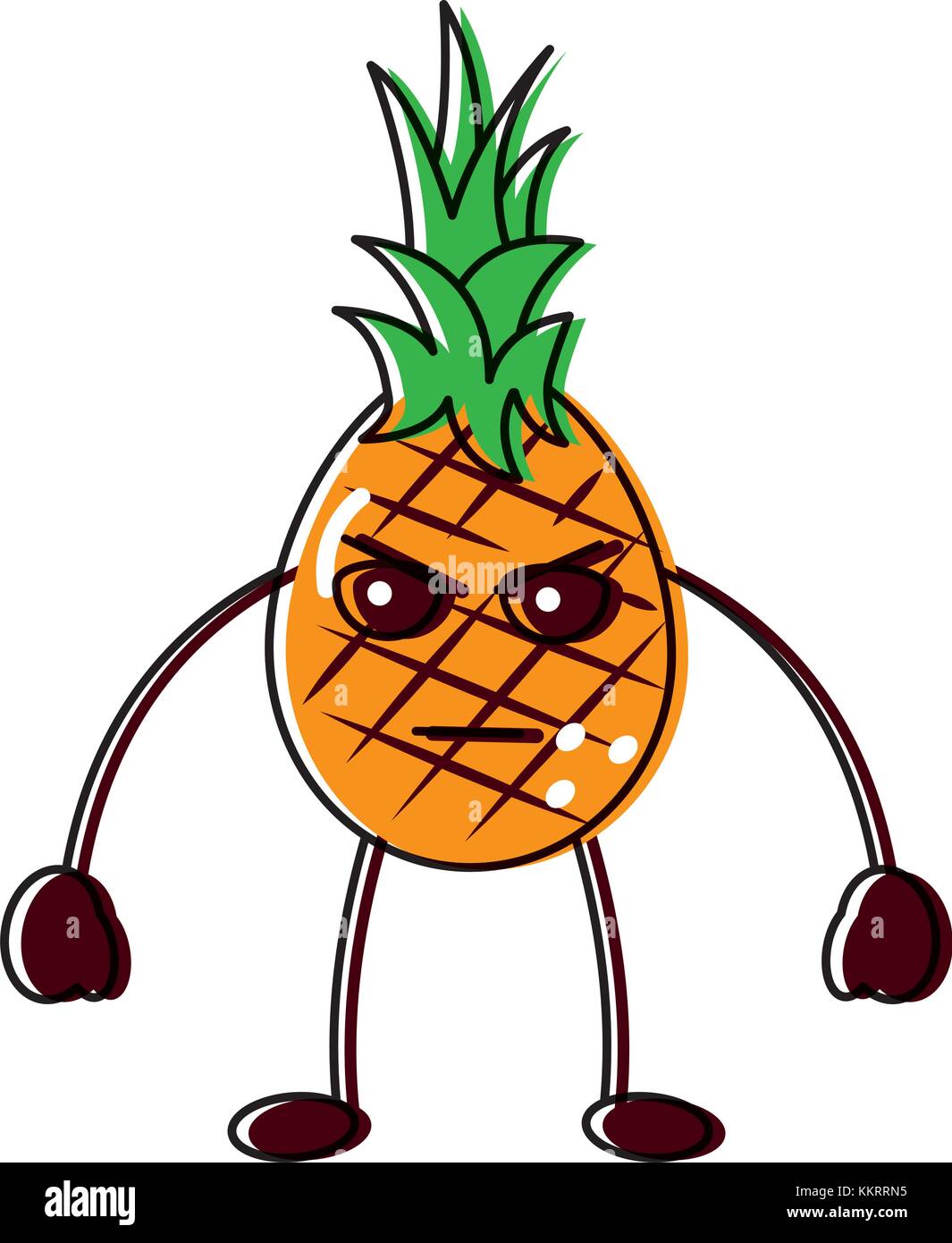 Pinapple plant Stock Vector Images - Alamy