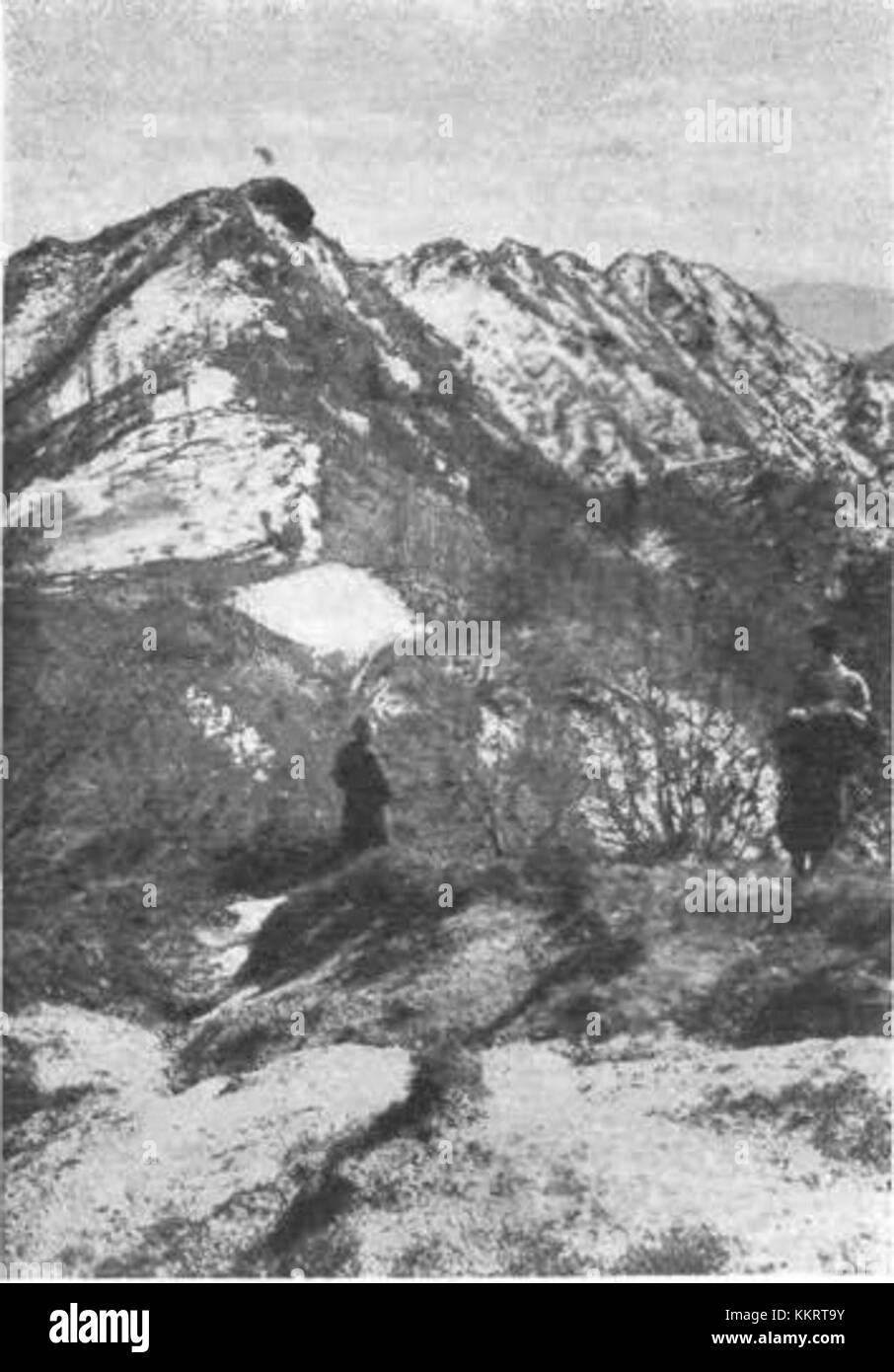 Grmada, a mountain above Sv. Katarino, captured in 1935, showcases a ...
