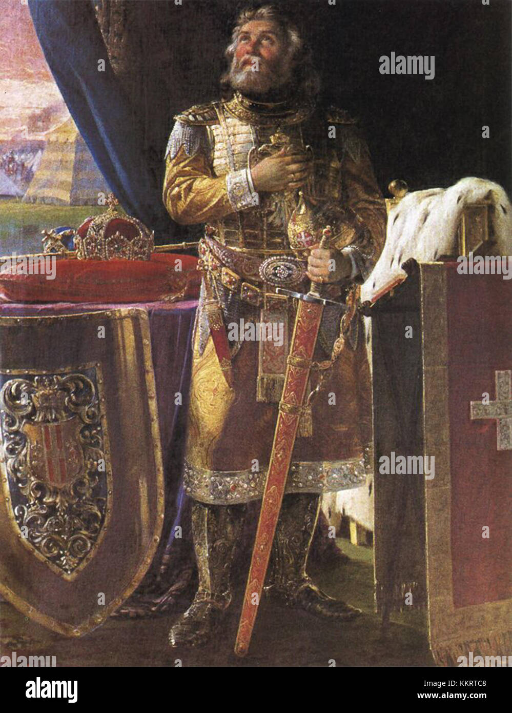 Prince Lazar is a historical figure who renounced worldly power ...