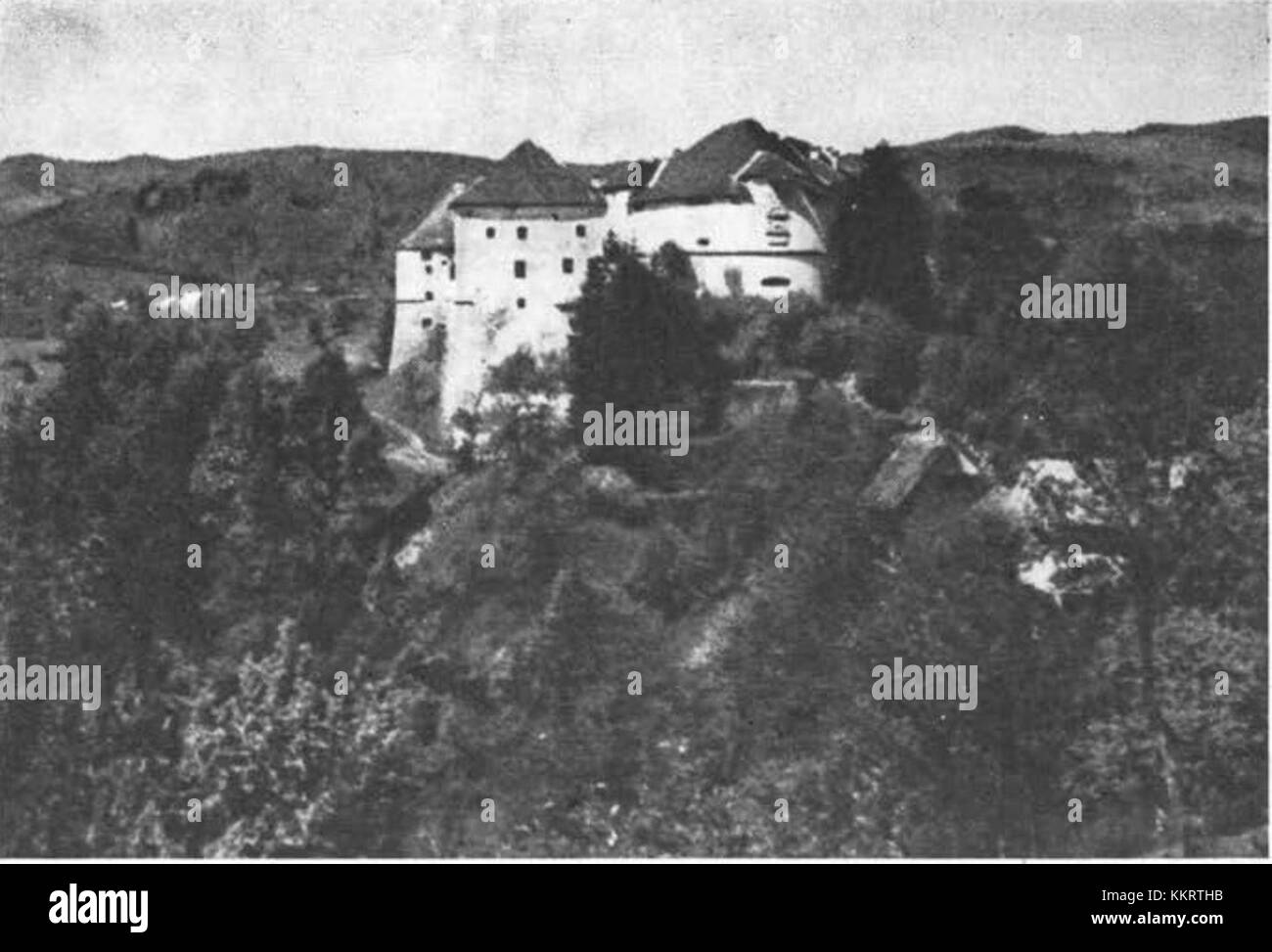 This historical image captures Turjak in 1941, a period of significant ...