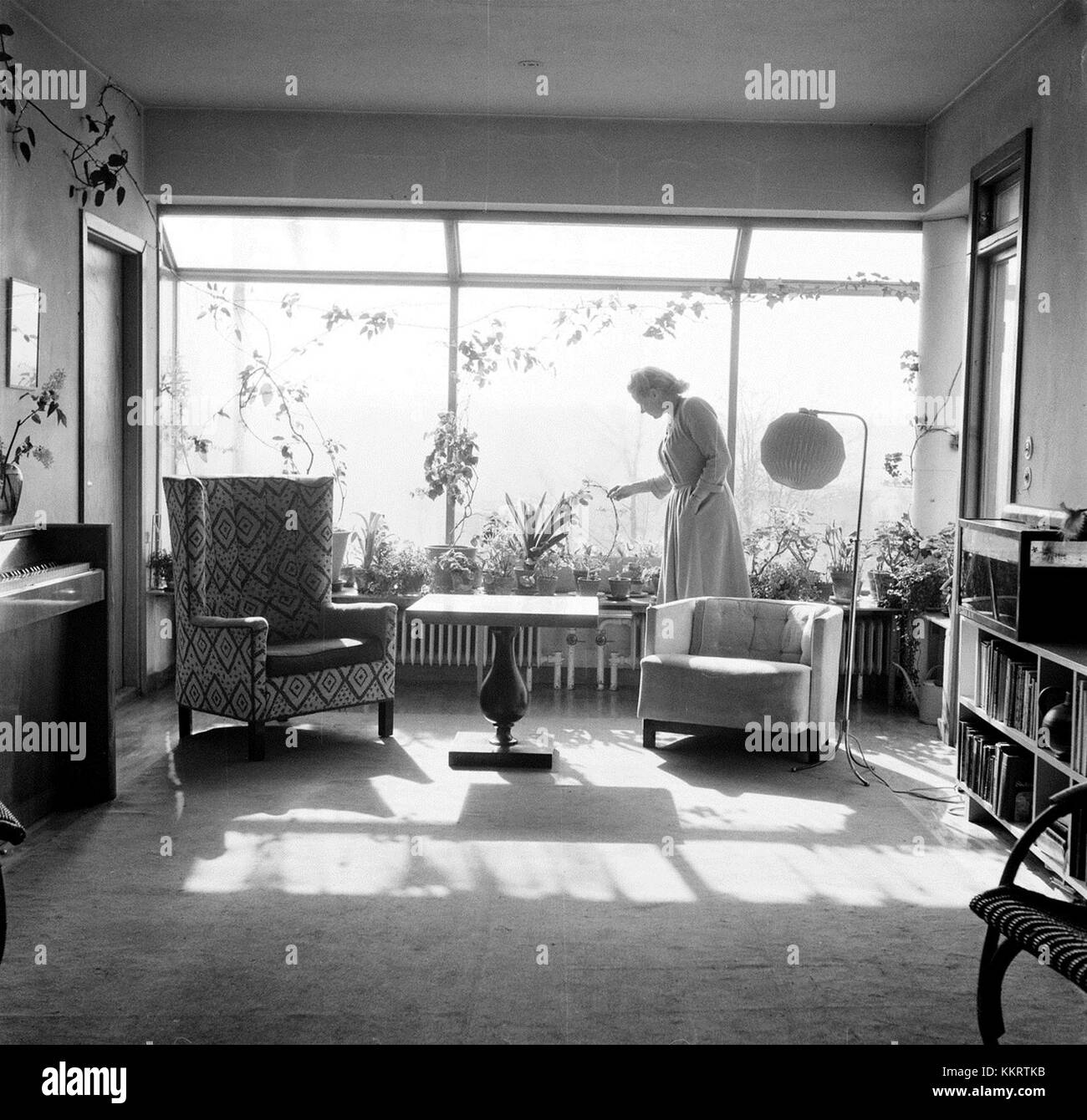 Alva Myrdal was a Swedish diplomat and politician, and this photograph ...