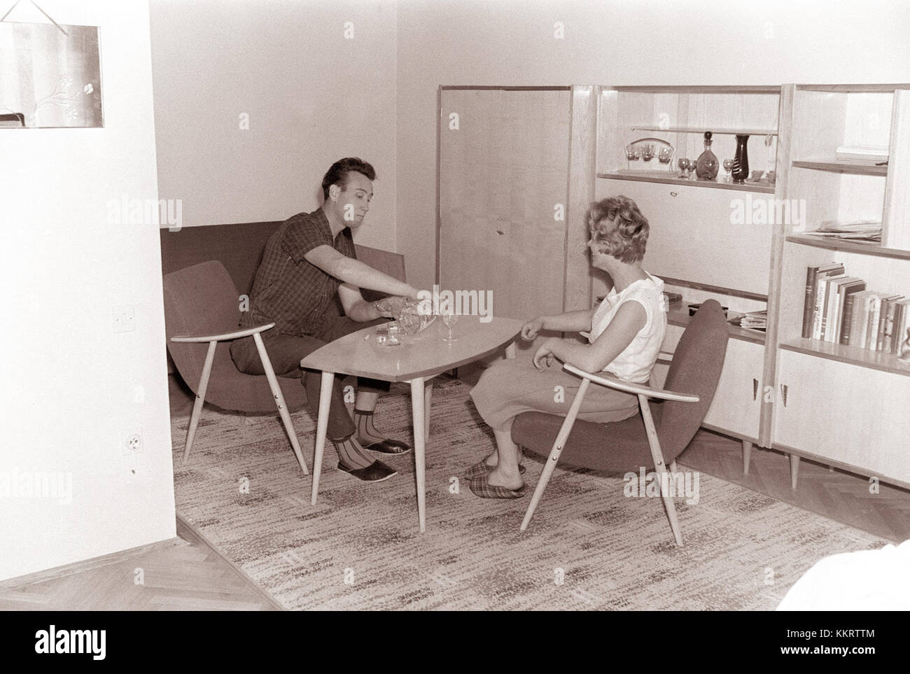 Modern 1960s residential apartment hi-res stock photography and images ...