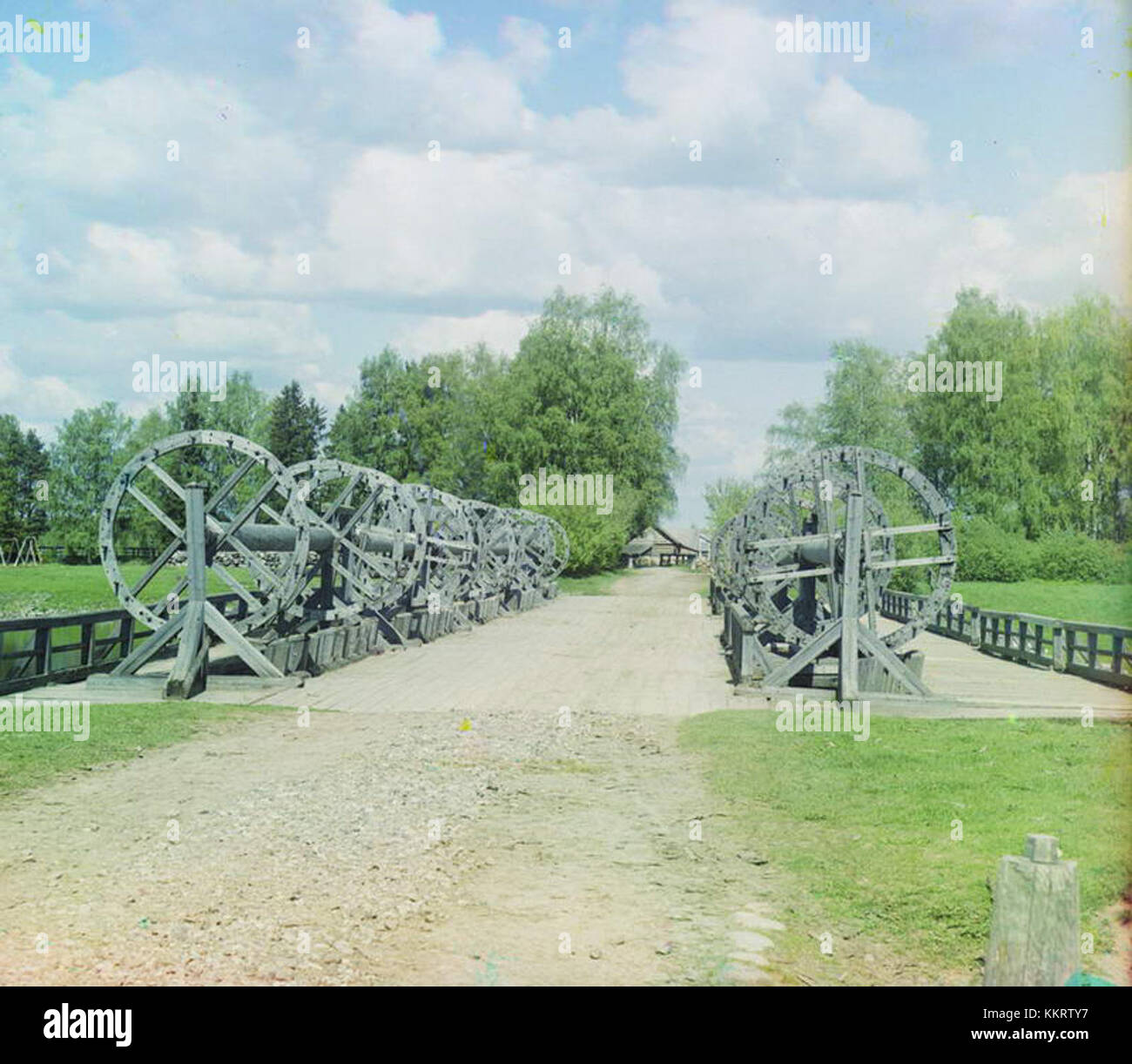 Photograph by Sergei Mikhailovich Prokudin-Gorskii, depicting a scene ...