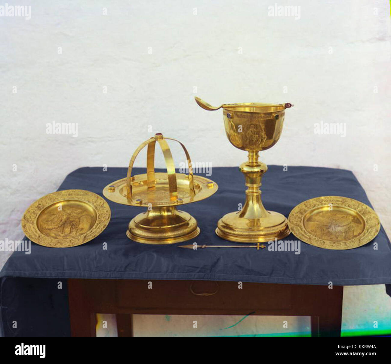 Photograph of an Orthodox liturgical implement, used in Eastern ...