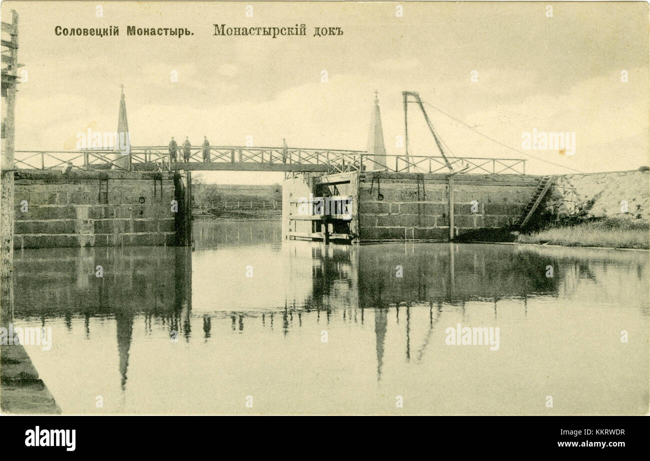 This postcard from Solovki showcases the historical and architectural ...