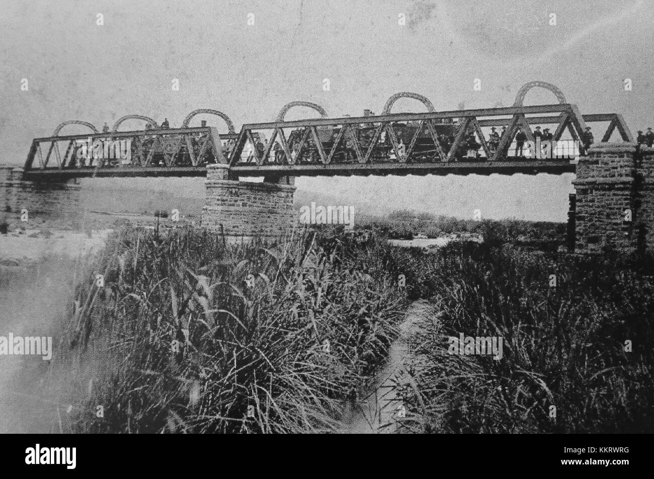 The Umgeni River Bridge, located in South Africa, underwent a load test ...