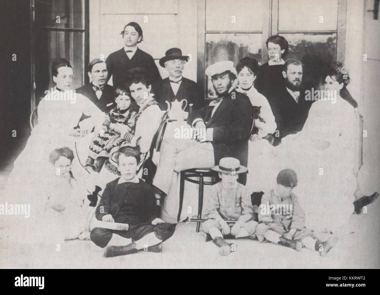 La famiglia Von Meck Stock Photo - Alamy