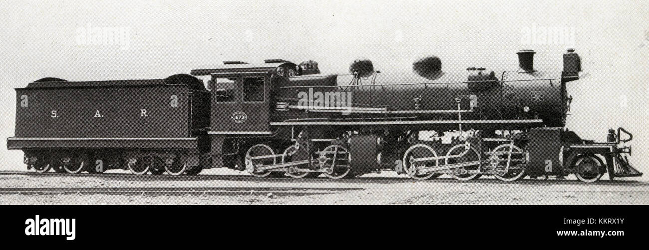 The SAR Class MJ1 1673 is a steam locomotive from the South African ...