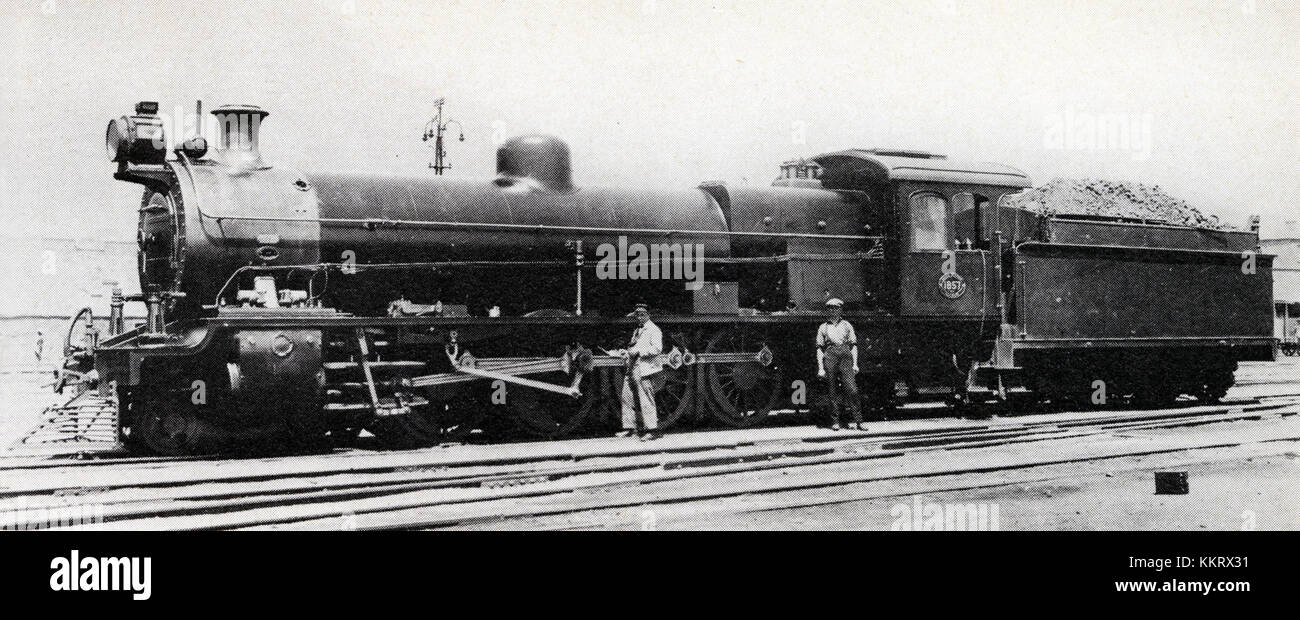 A photograph of the Class 15A, locomotive no. 1857, a steam locomotive ...