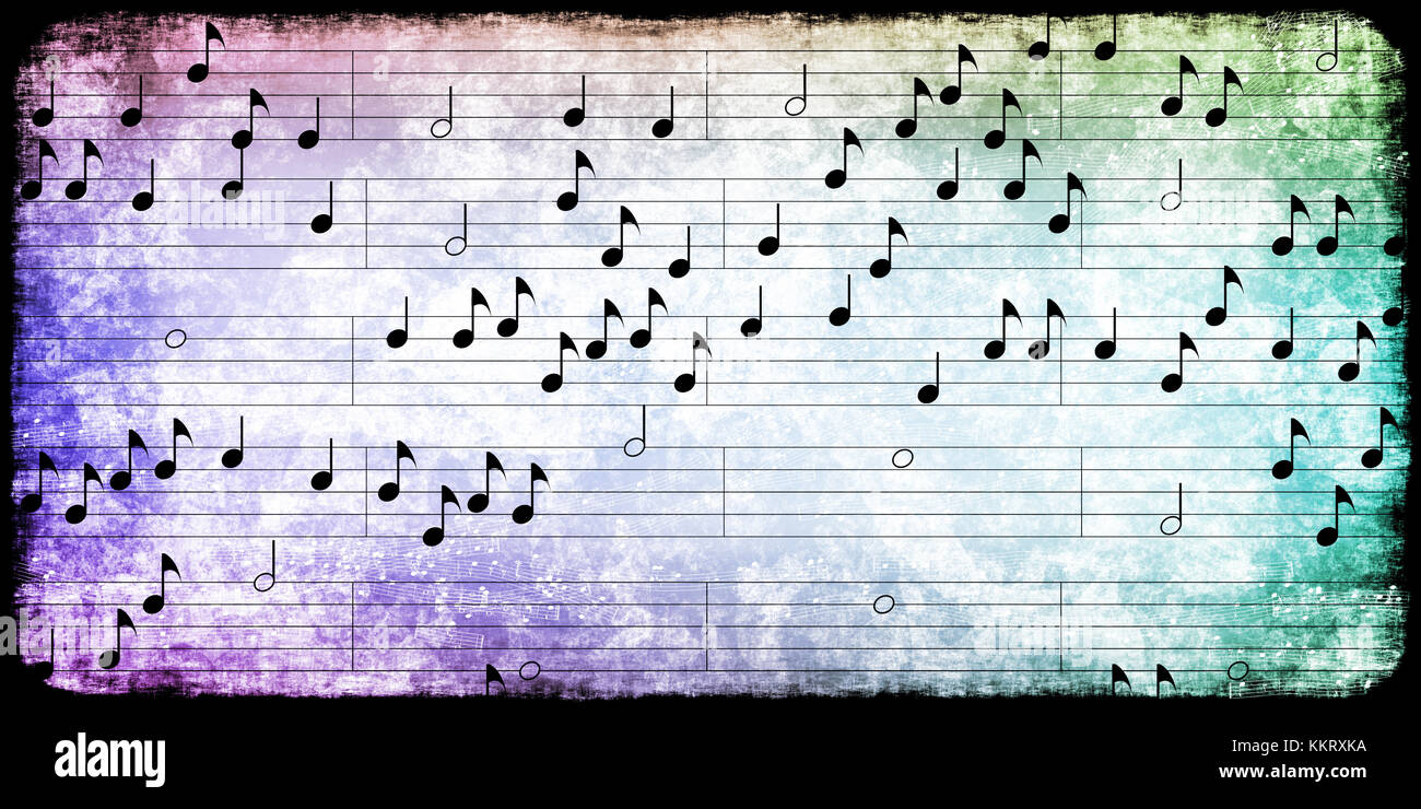Creative Music and Symbols Layout Background Art Stock Photo - Alamy