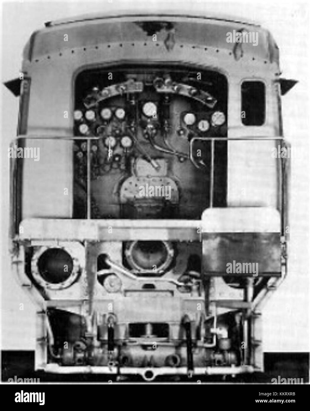 Class 25 engine rear Stock Photo - Alamy