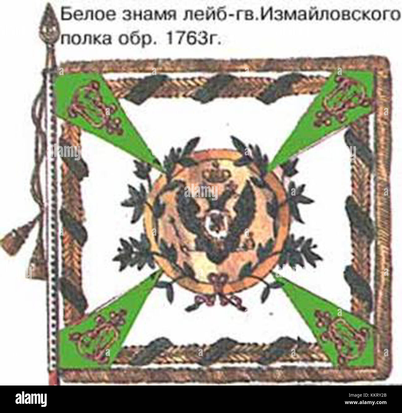'Znamya Leyb gvardii Izmailovsky polka' is a historical military ...