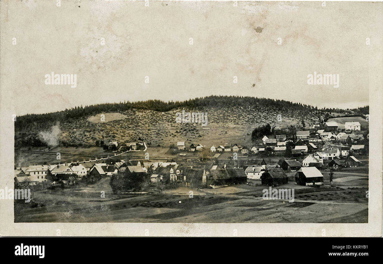 This postcard from 1933 depicts Retje, a village in Slovenia. It ...