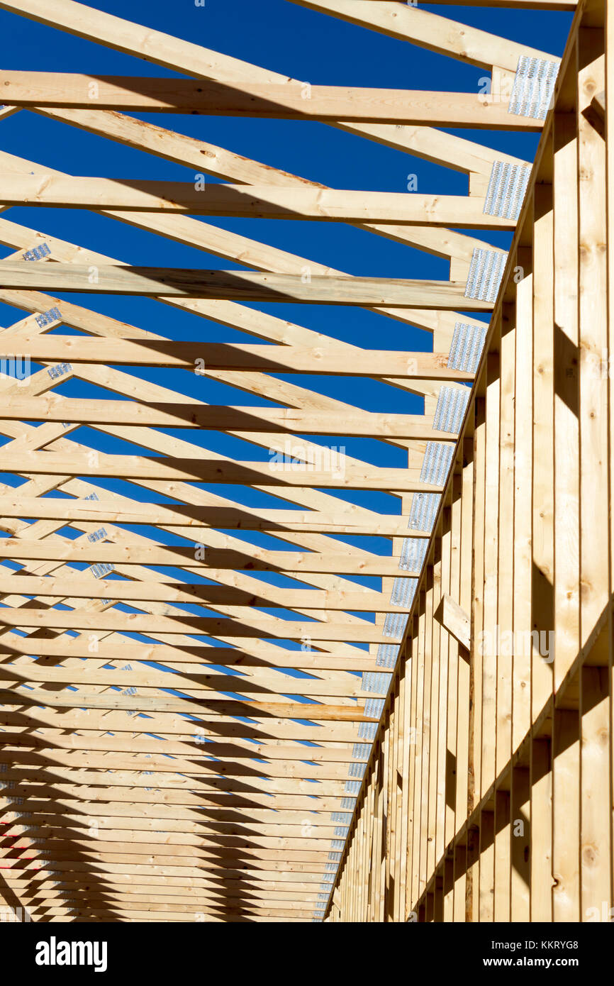 Built using timber frame construction hi-res stock photography and ...