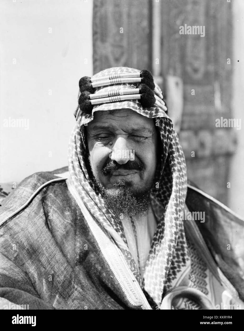 King Abdulaziz ibn Abdul Rahman, the founder of modern Saudi Arabia ...