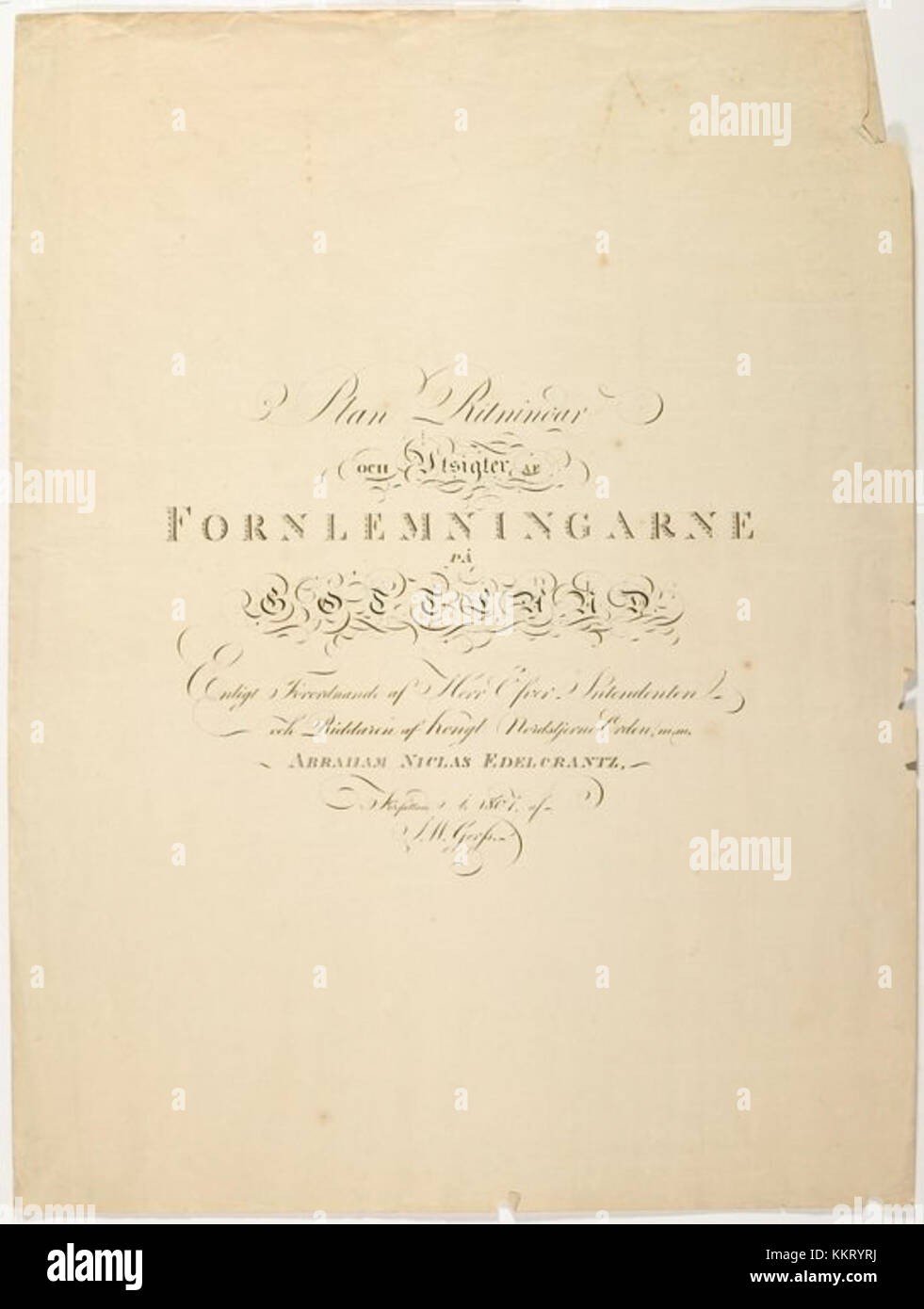 A historical reference to Gotland, Sweden, in 1807, reflecting ...